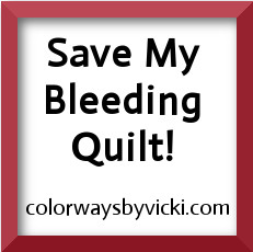 Save My Bleeding Quilt – Colorways by Vicki Welsh