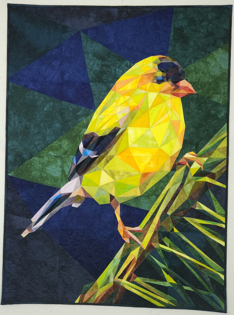 Goldfinch Quilt – Colorways by Vicki Welsh