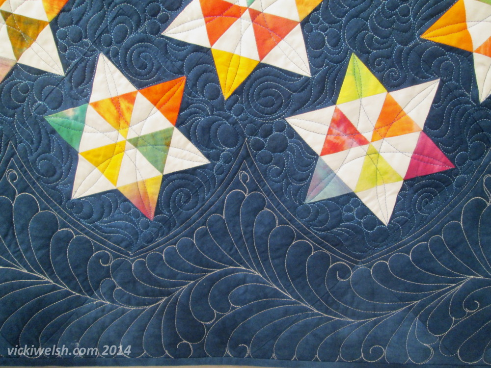 The Longarm Machine Does Matter – Colorways by Vicki Welsh